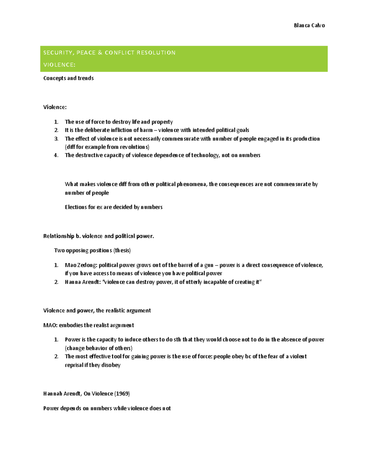 Security Peace AND Conflict Resolution - Security, Peace and Conflic ...