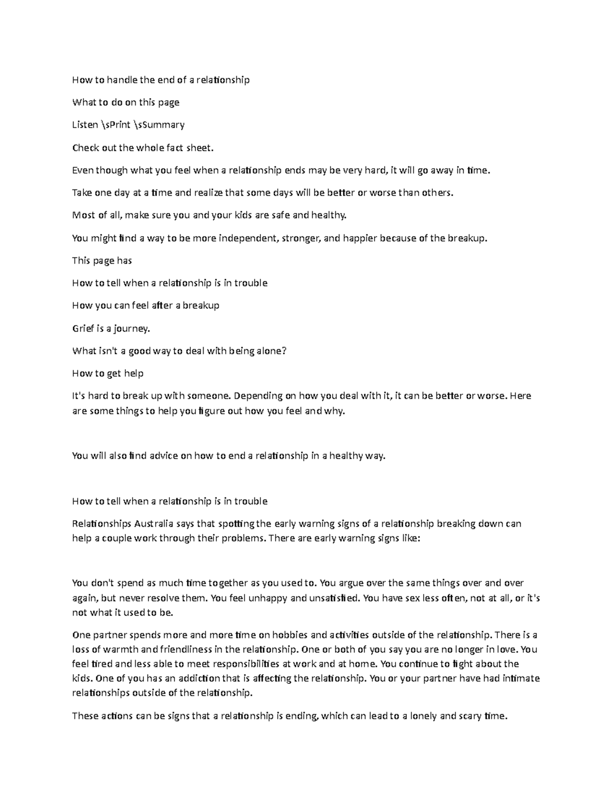 How to handle the end of a relationship - Even though what you feel ...