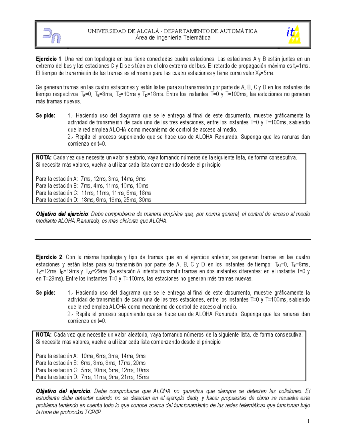 GP7 Ejercicios Aloha - ejecicios ranurado - UNIVERSIDAD DE ALCALÁ ...