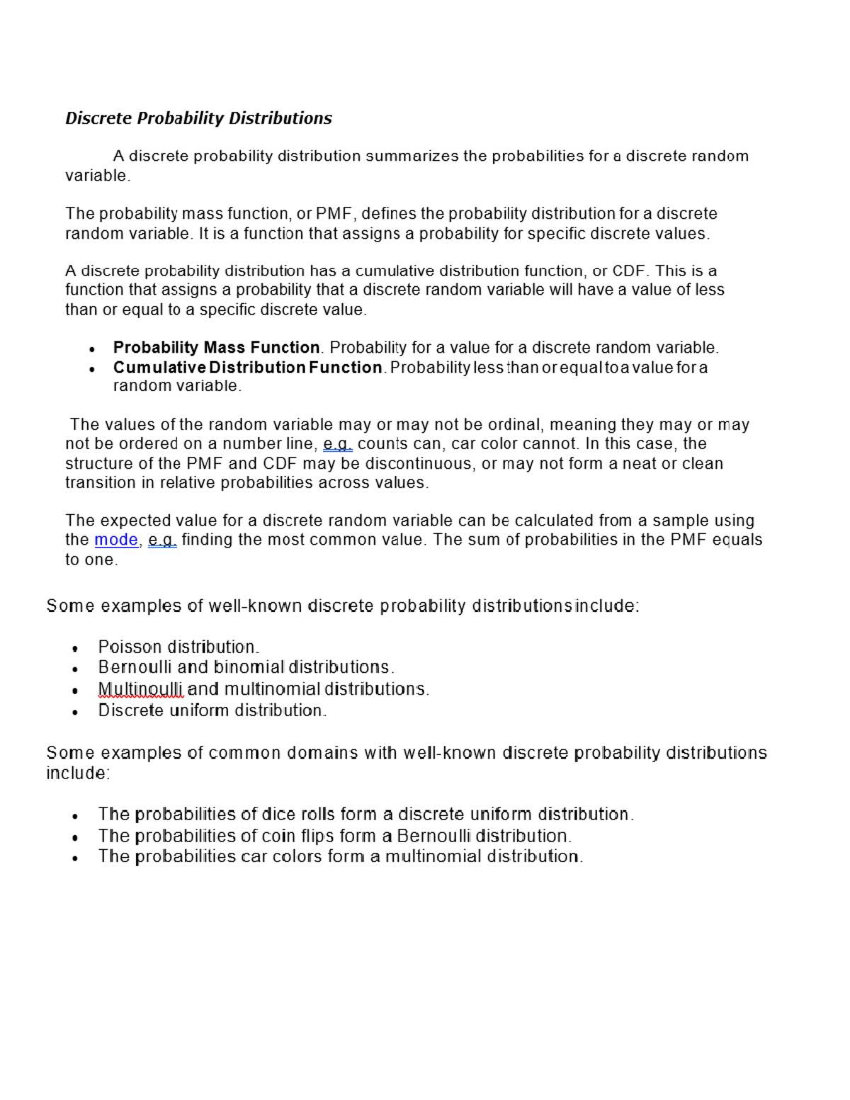 Lesson 5 - probability-distribution - Discrete Probability ...