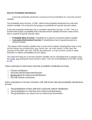 Lesson 4 - Random-Variable - Random Variables and Statistical Experiments A random variable is a ...