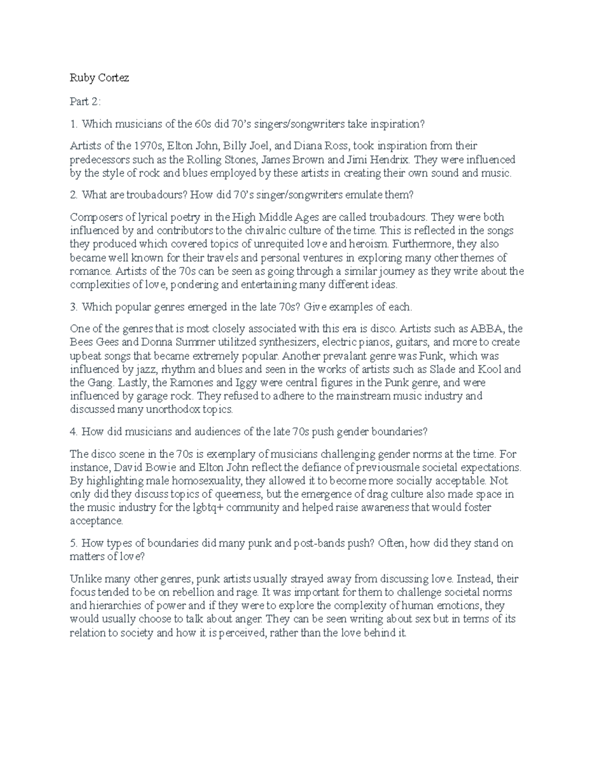 Jig-saw summer of love - Ruby Cortez Part 2: Which musicians of the 60s ...