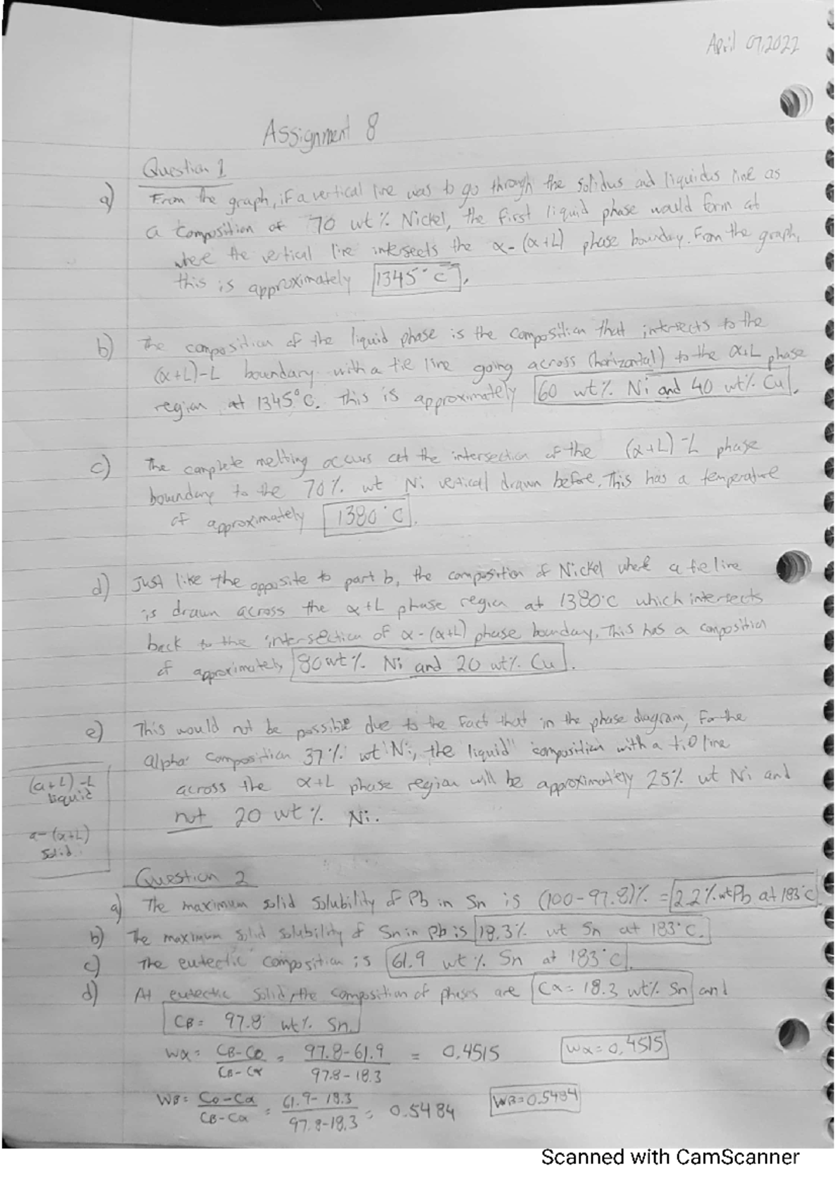 Assignment 8 - Study Guide - GENG 2190 - Studocu