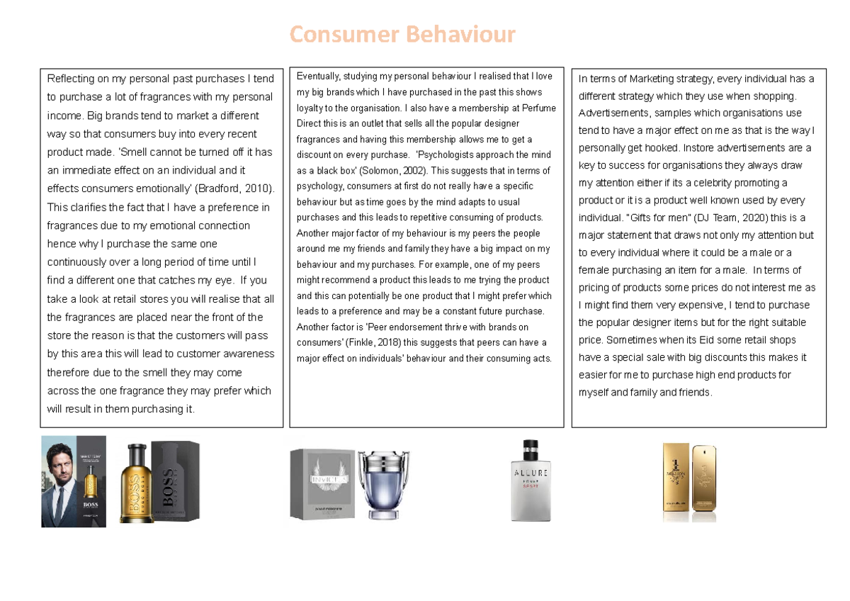 Consumer poster - In terms of Marketing strategy, every individual has ...