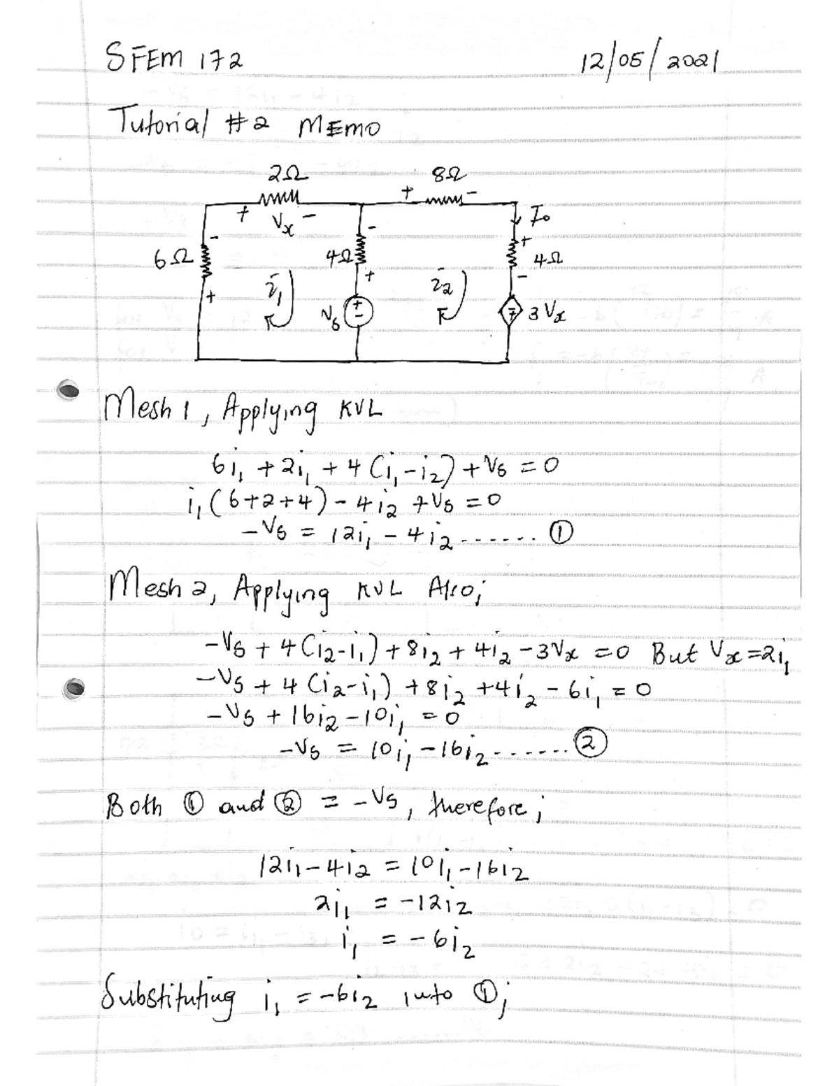 SFEM 172 Tutorial 2 memo - ELYM 127 - Studocu