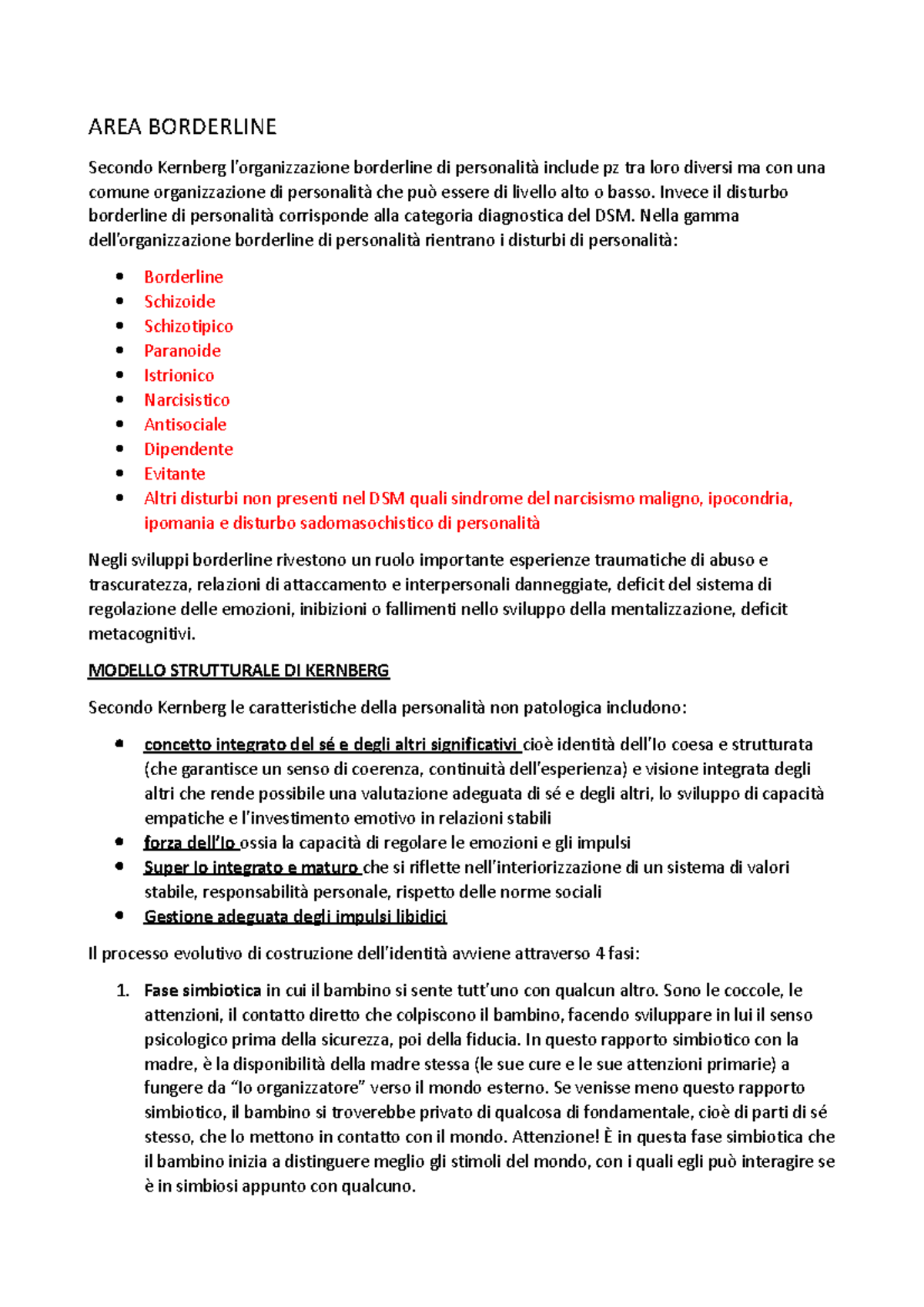 AREA Borderline - La personalità e i suoi disturbi. Un'introduzione ...