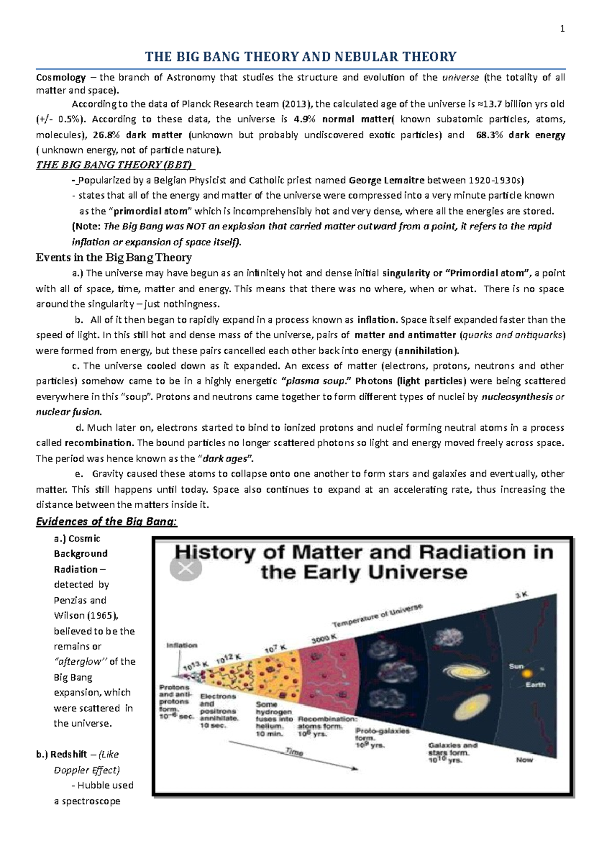 Inbound 7147045165561424220 - THE BIG BANG THEORY AND NEBULAR THEORY ...