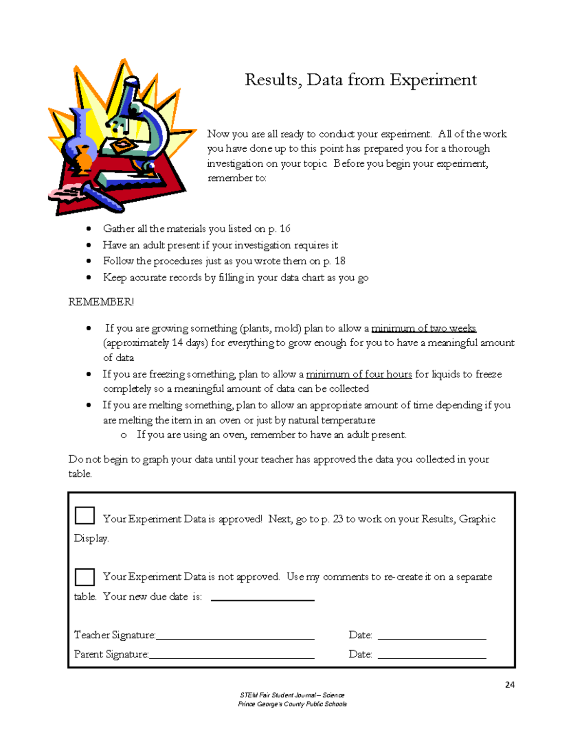 Results + Data - none - 24 STEM Fair Student Journal – Science Prince ...