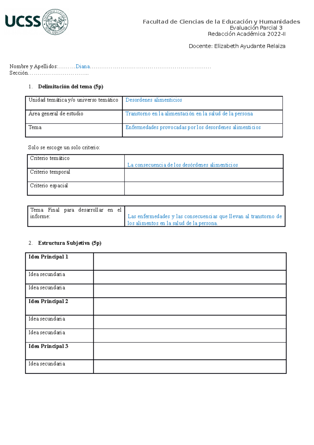 Parcial 3 - 2022-II - dasdf - Facultad de Ciencias de la Educación y ...
