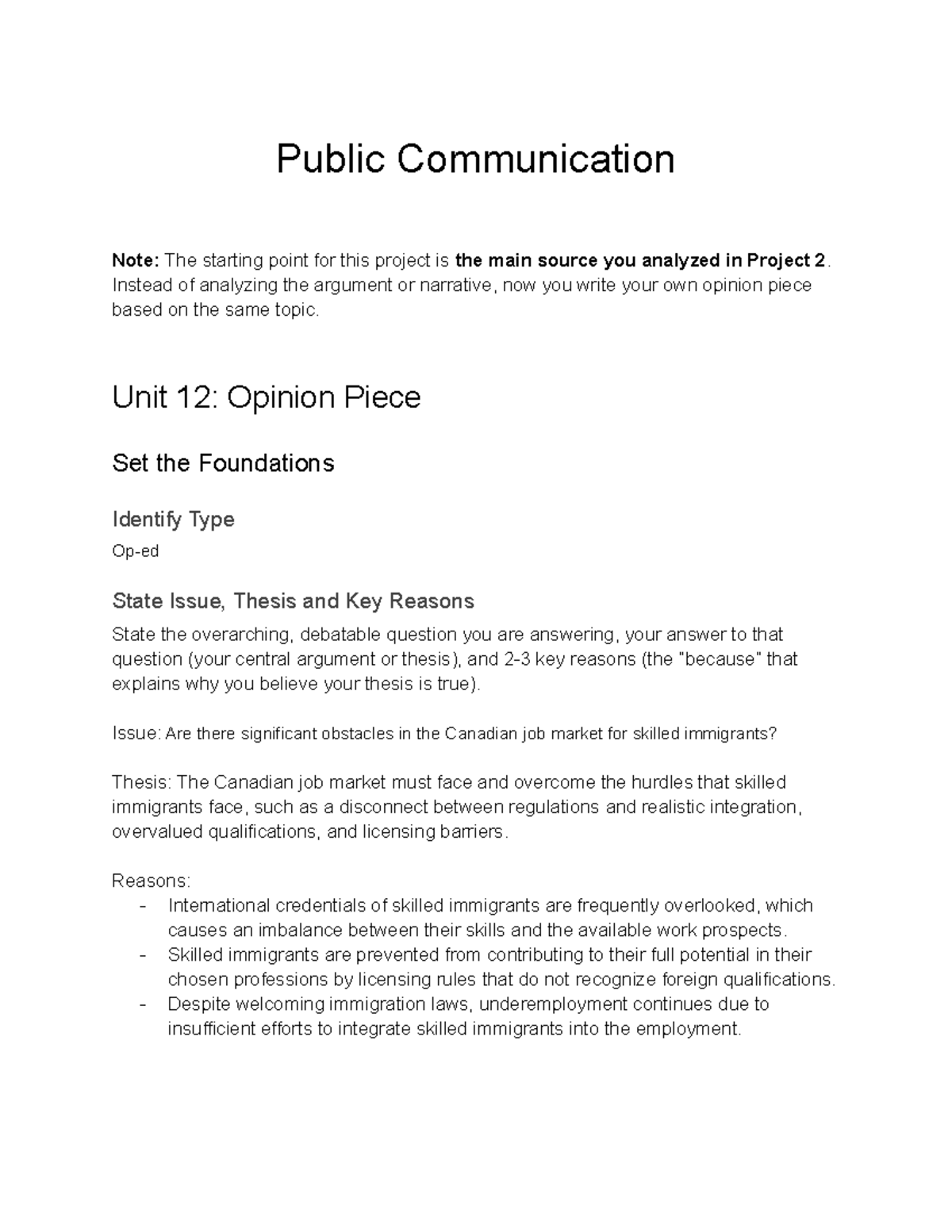 Public Communication Template 1 - Public Communication Note: The ...