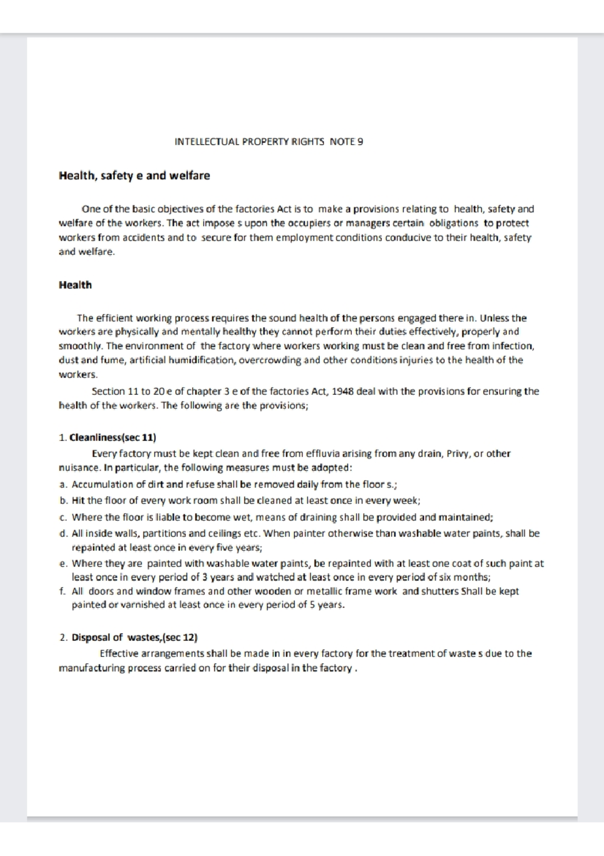 IPR note 5 - Lecture notes Intelluctual property rights 5th sem BBA ...