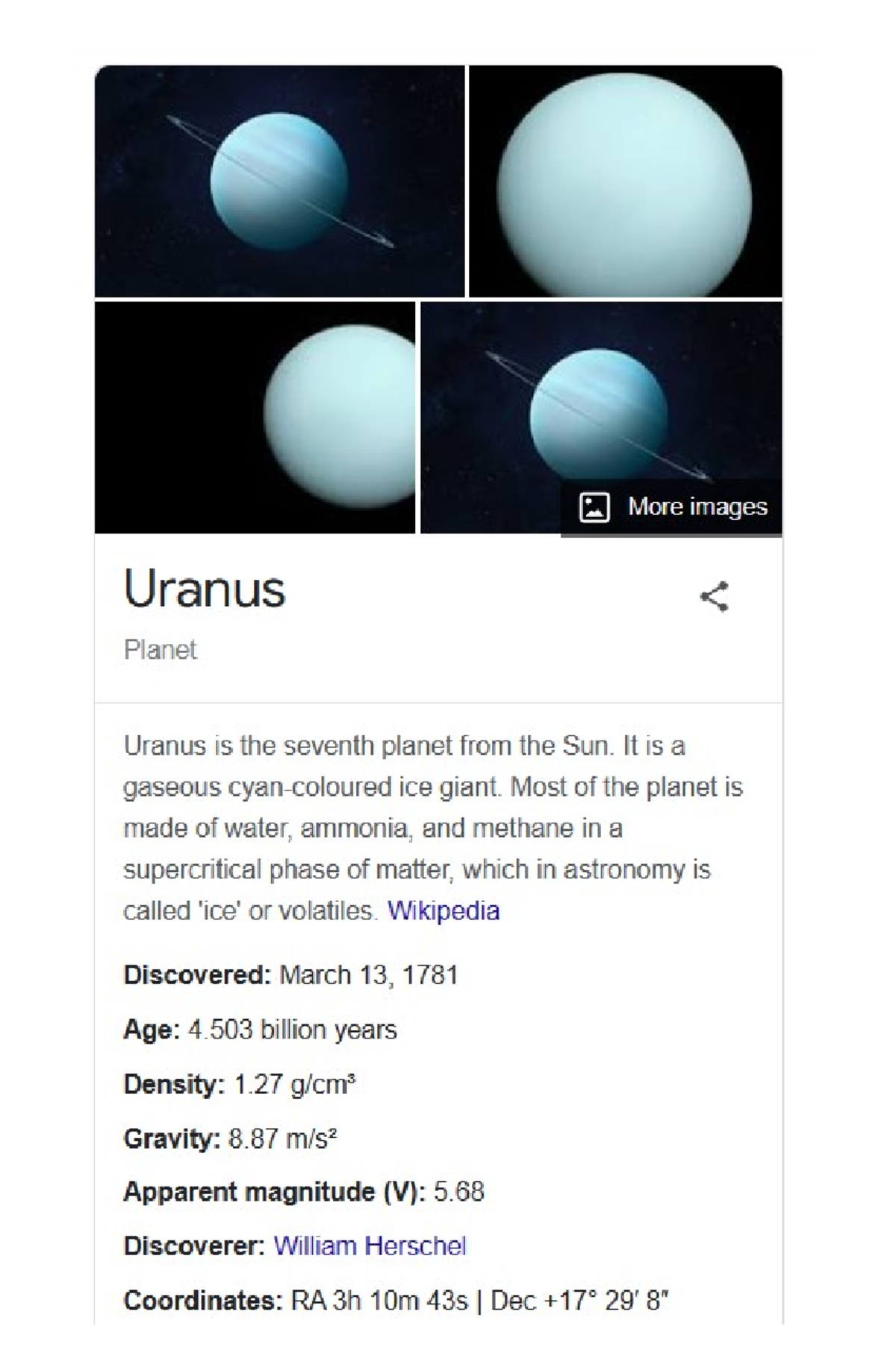 Uranos - sss - Biology - Studocu