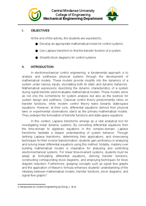 BSEE ASSIGNMENT - PROBLEM SET # 2 COST CONCEPT AND DESIGN PROCESS PROBLEM #1: COST, VOLUME ...