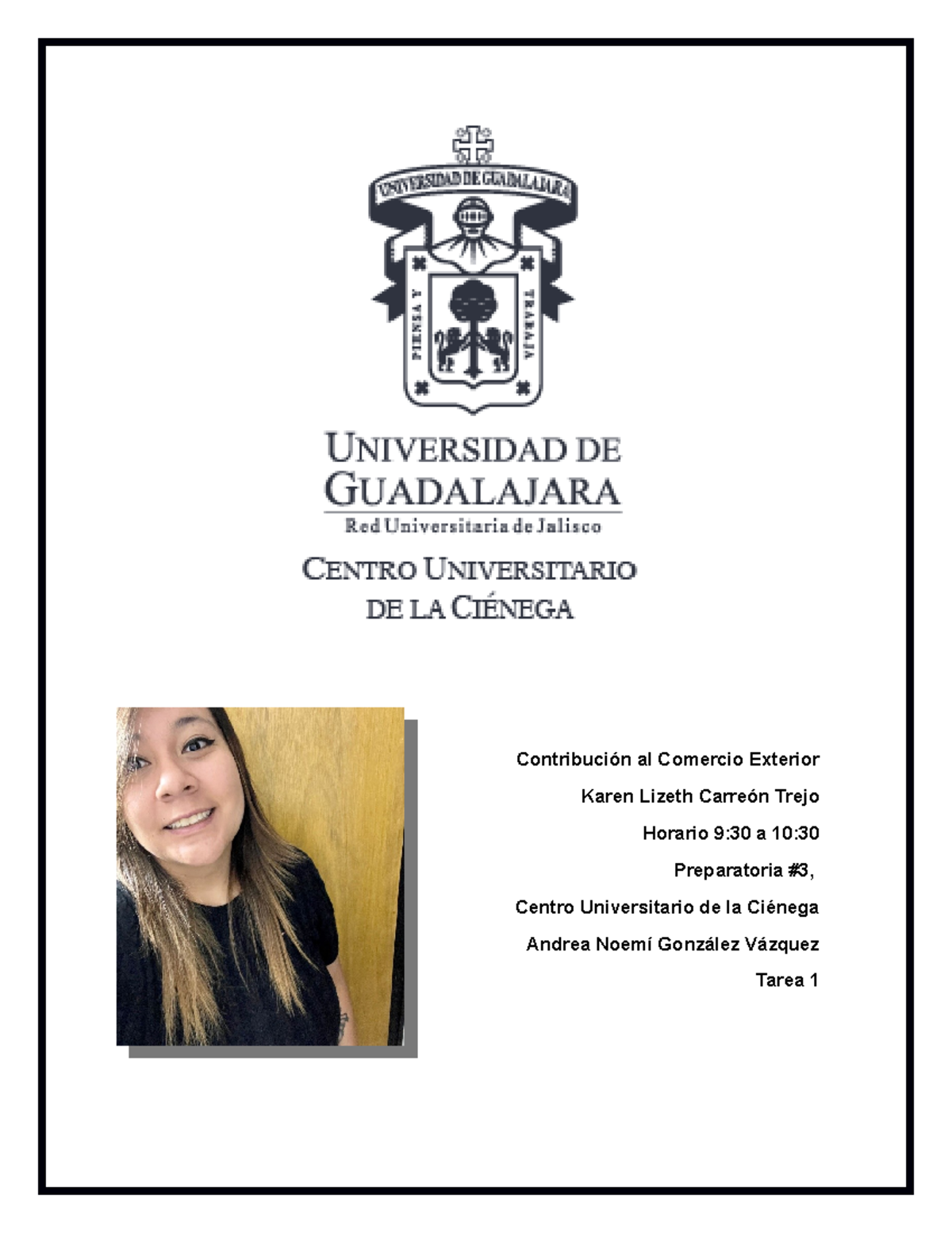 Contribución al Comercio Exterior Tarea 1 - Contribución al Comercio ...