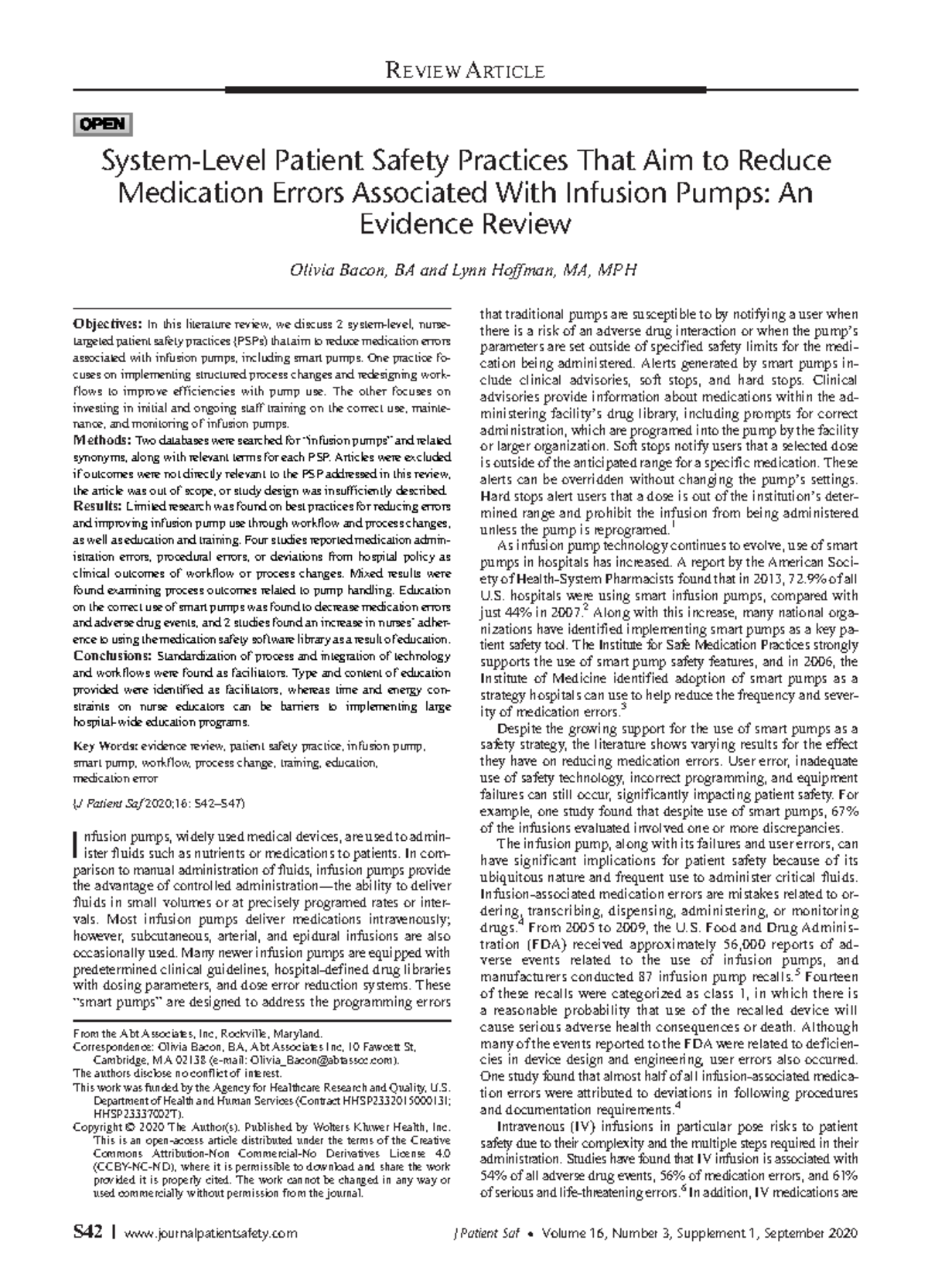 System-level patient safety Practices That Aim to Reduce Medication ...