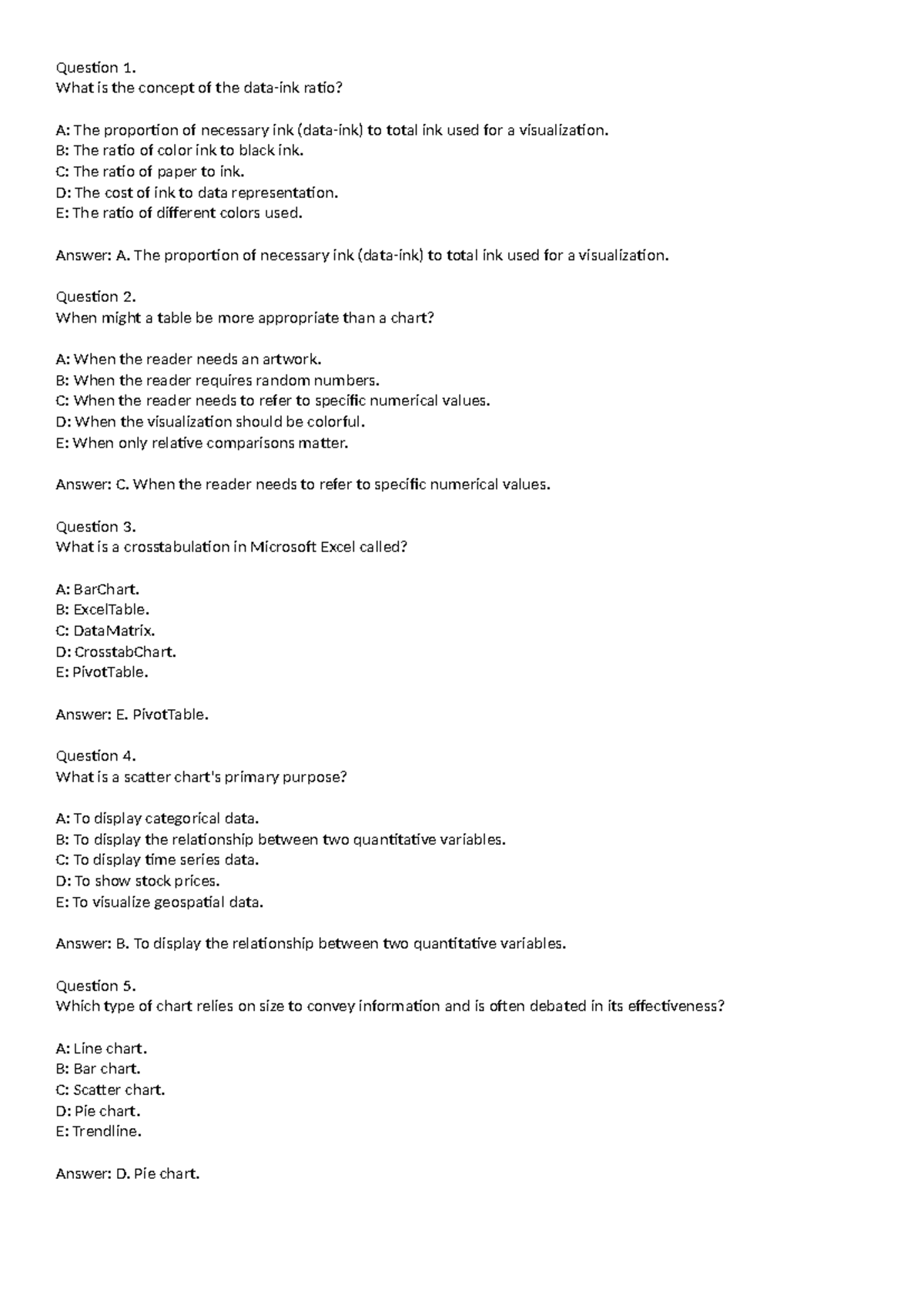 Quiz4 memo - practice material - Question 1. What is the concept of the ...
