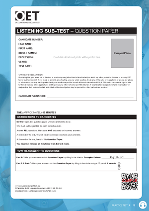 24 Oet Full Tests - OET READING PRACTICE EBOOK This book contains 24 ...