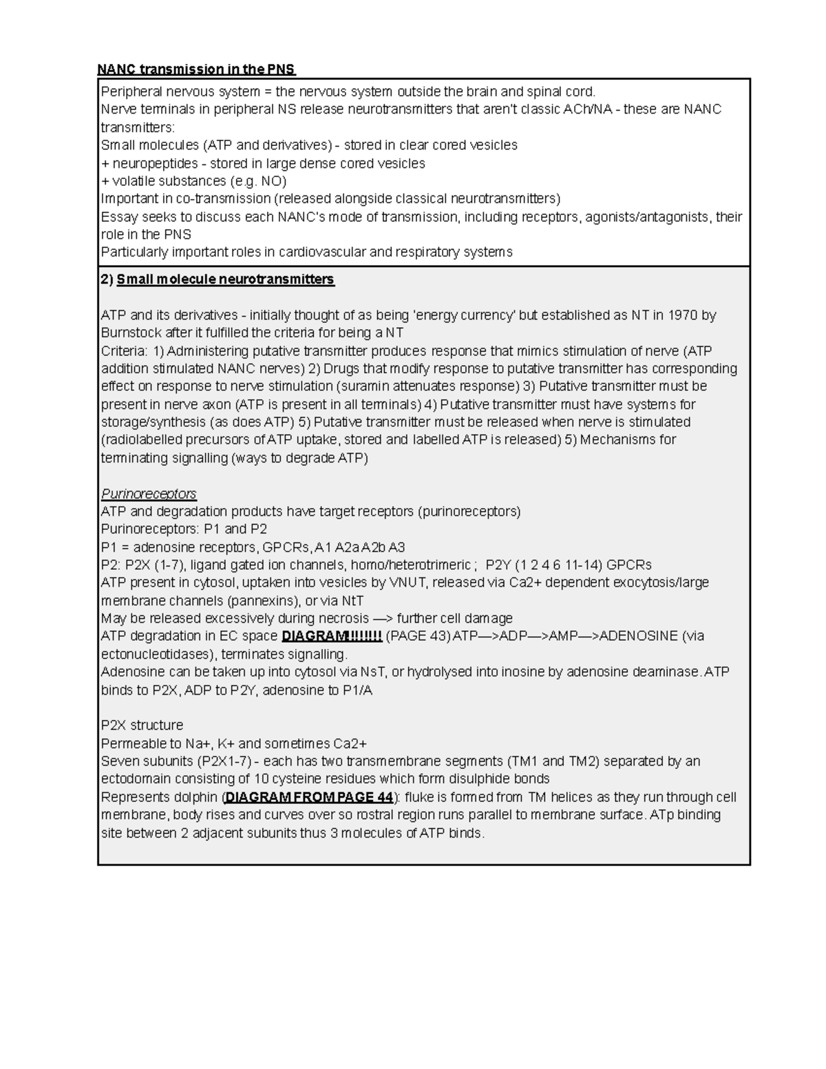 1. NANC transmission in the PNS - NANC transmission in the PNS ...