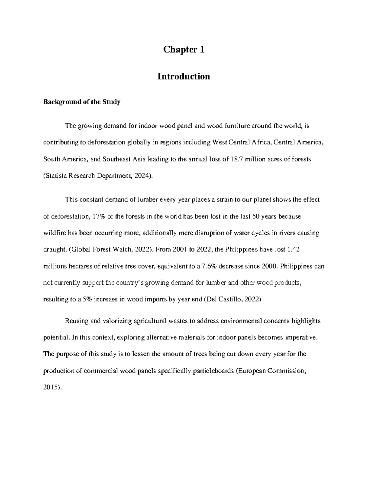 Chap-1 - Research Chapter 1 - Chapter 1 Introduction Background of the ...