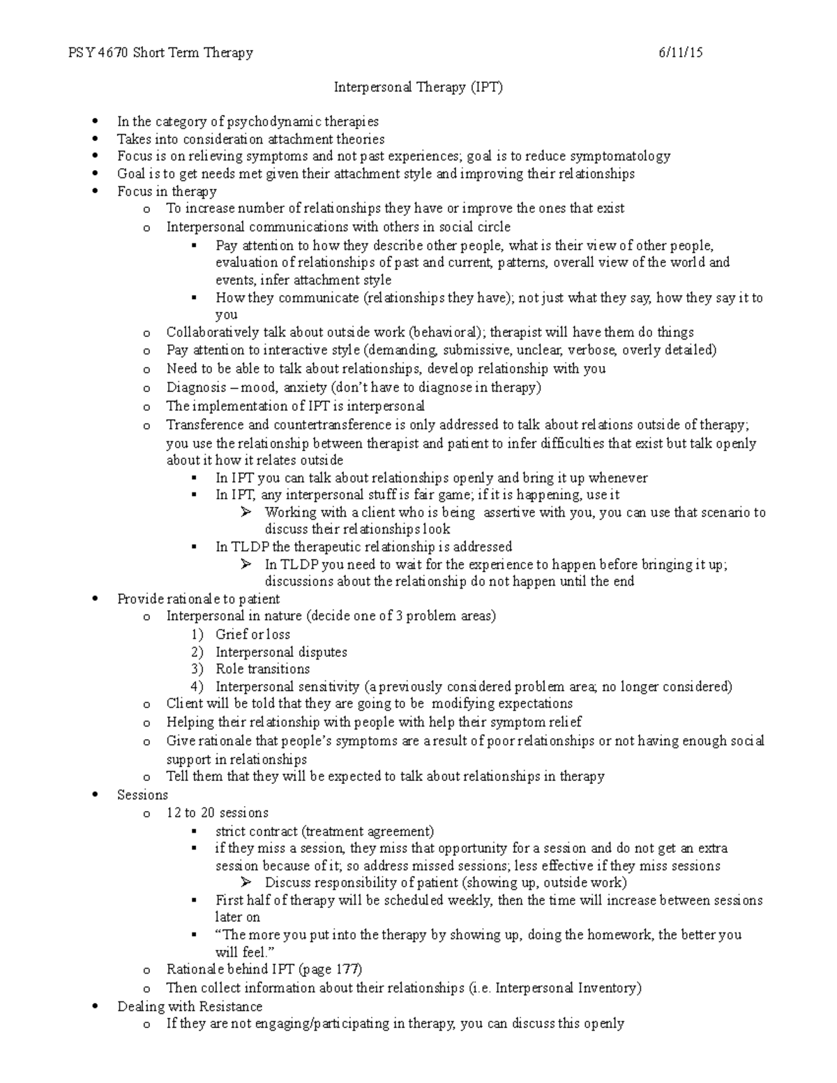 7 IPT - therapy notes therapy notes therapy notes therapy notes therapy ...