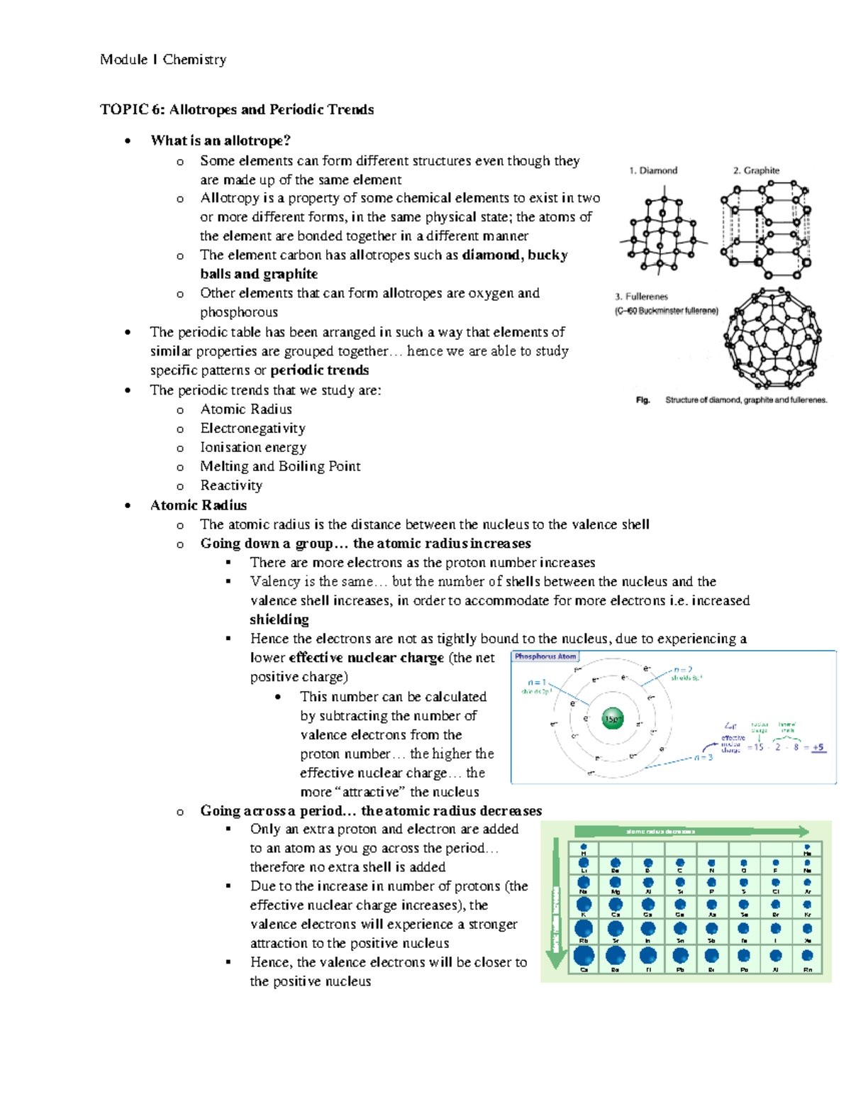 Topic 6 Outline - Chemistry HSC Notes - Module 1 Chemistry TOPIC 6 ...
