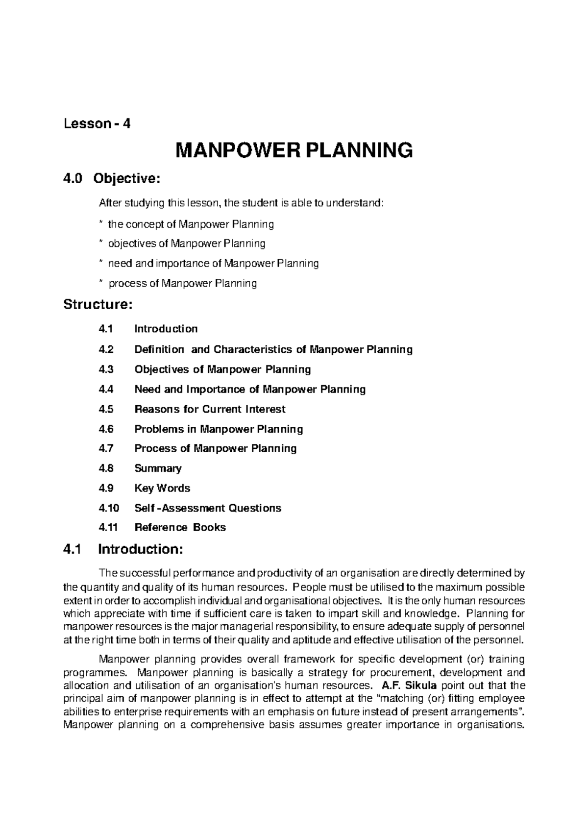 Man power - paramjeet - Principles of Personnel Management 4. Manpower ...