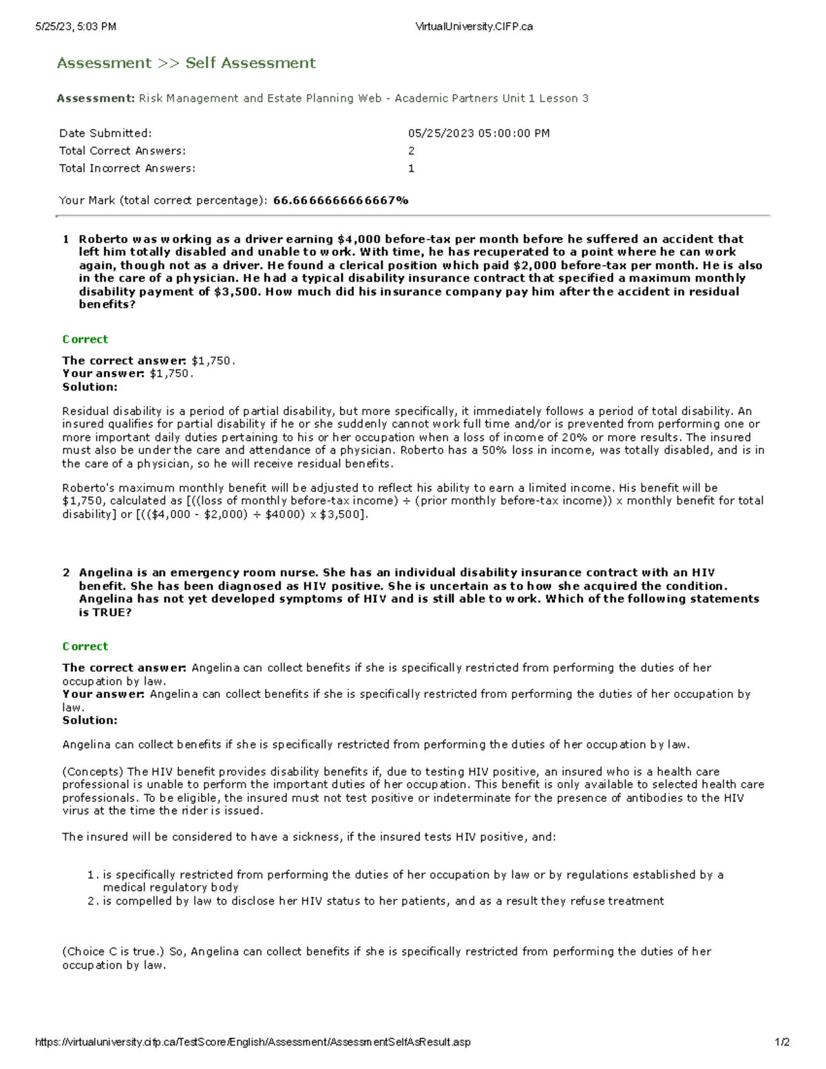 Unit 1 - Assessment 3 - Assignment - 5/25/23, 5:03 PM VirtualUniversity ...