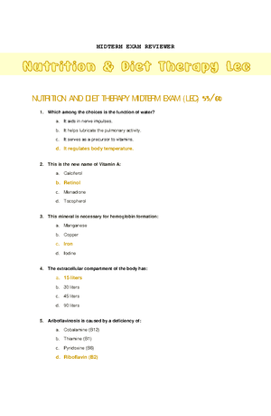 Nutridiet- Therapeutic Nutrition - THERAPEUTIC NUTRITION OBJECTIVES OF ...