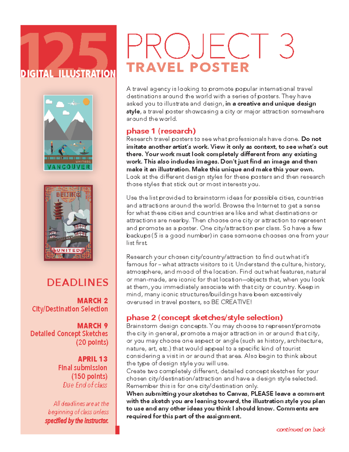 P3 Travel Poster - Steven Smith - Fall 2015 125 DIGITAL ILLUSTRATION ...