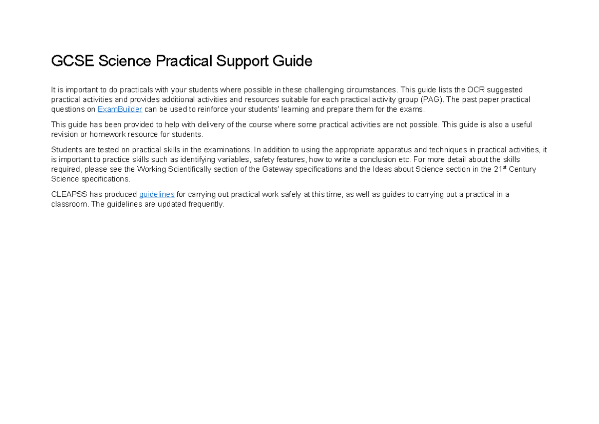 605871 practical support guide - GCSE Science Practical Support Guide ...