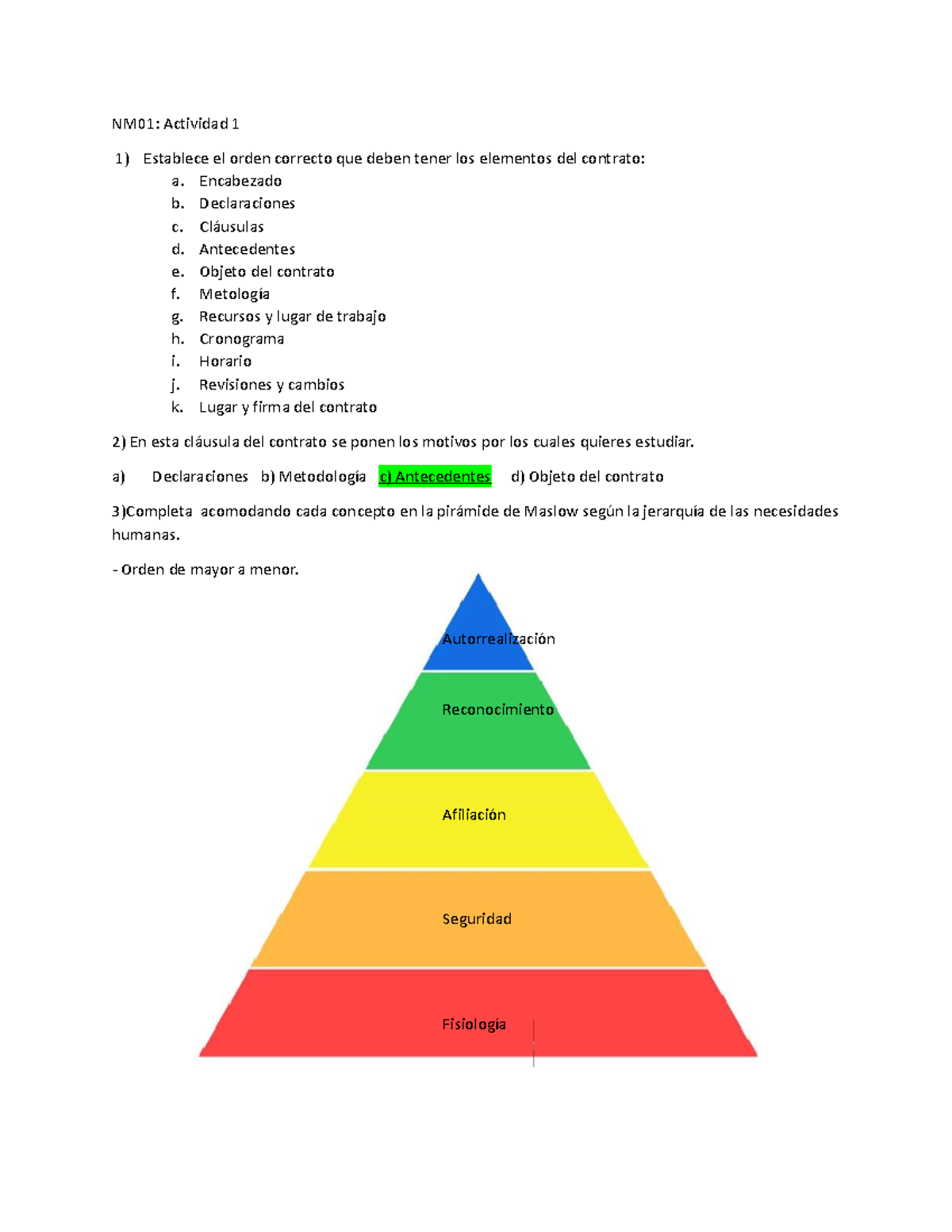 NM01 - tarea de aprendiendo a aprender de prepa isea - NM01: Actividad ...