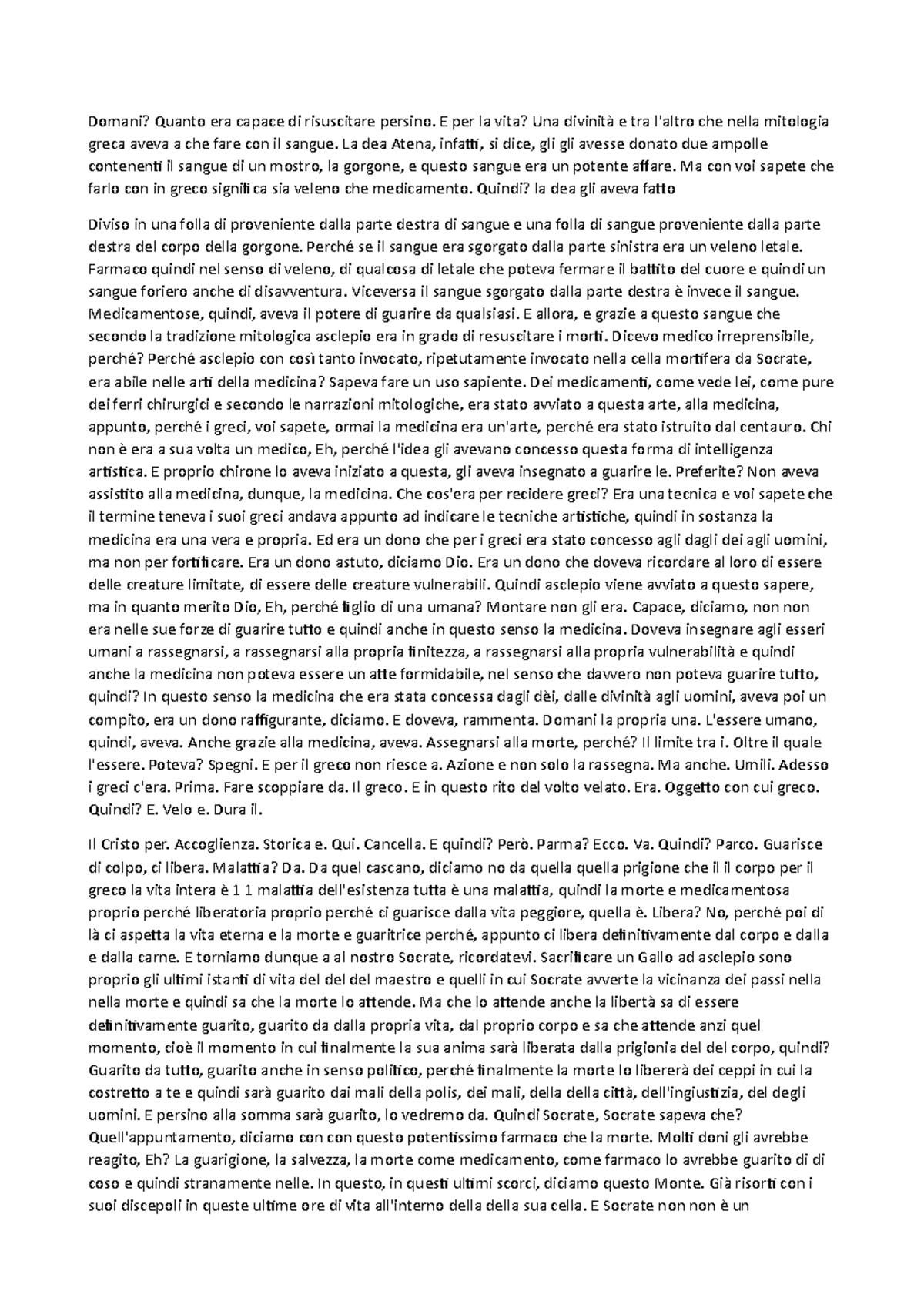 Filosofia 07-04-22 - appunti presi a lezione - Migrazioni e ...