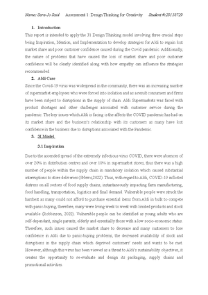 Design Thinking Proposal: Apple Supply Chain Solutions - 22039125 ...