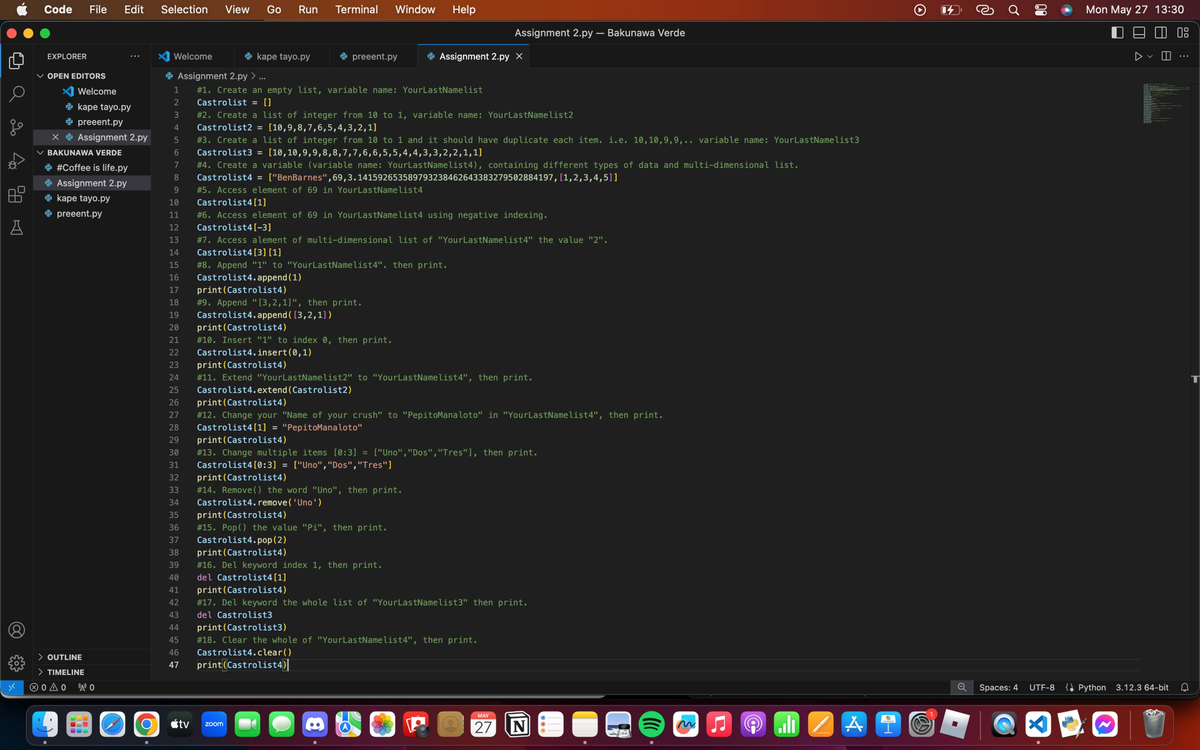 Assignment 2 Lbobdgt (Castro, Iola) - Code File Edit Selection View Go ...