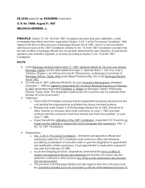 Consti LAW1 DEPT Syllabus SY2023 2024 - San Beda University College of ...