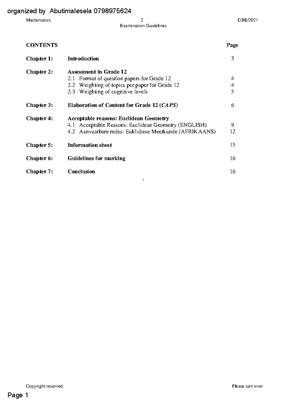 Mathematics Grade 12 PAST Papers 201-2022 - Mathematics 2 DBE ...