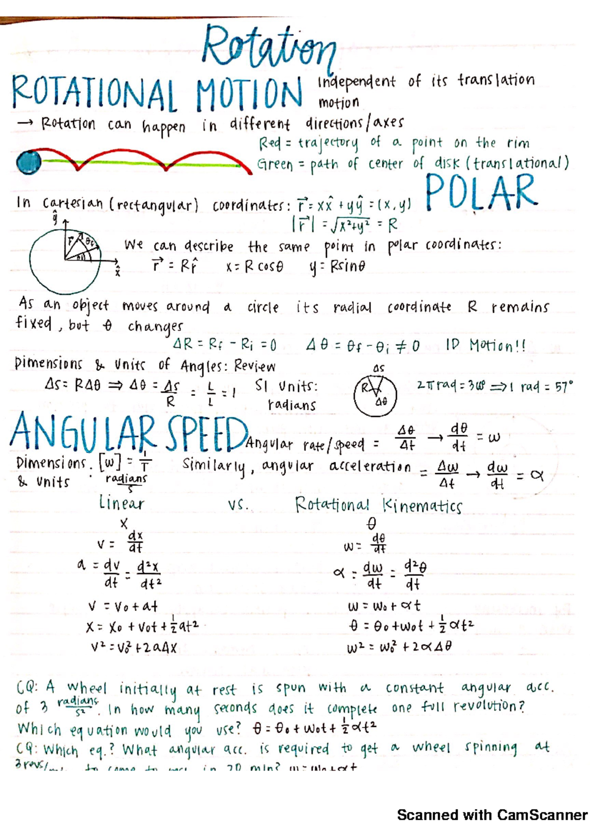 Momentum and Impulse - PHYS 2A - Scanned with CamScanner Scanned with CamScanner - Studocu