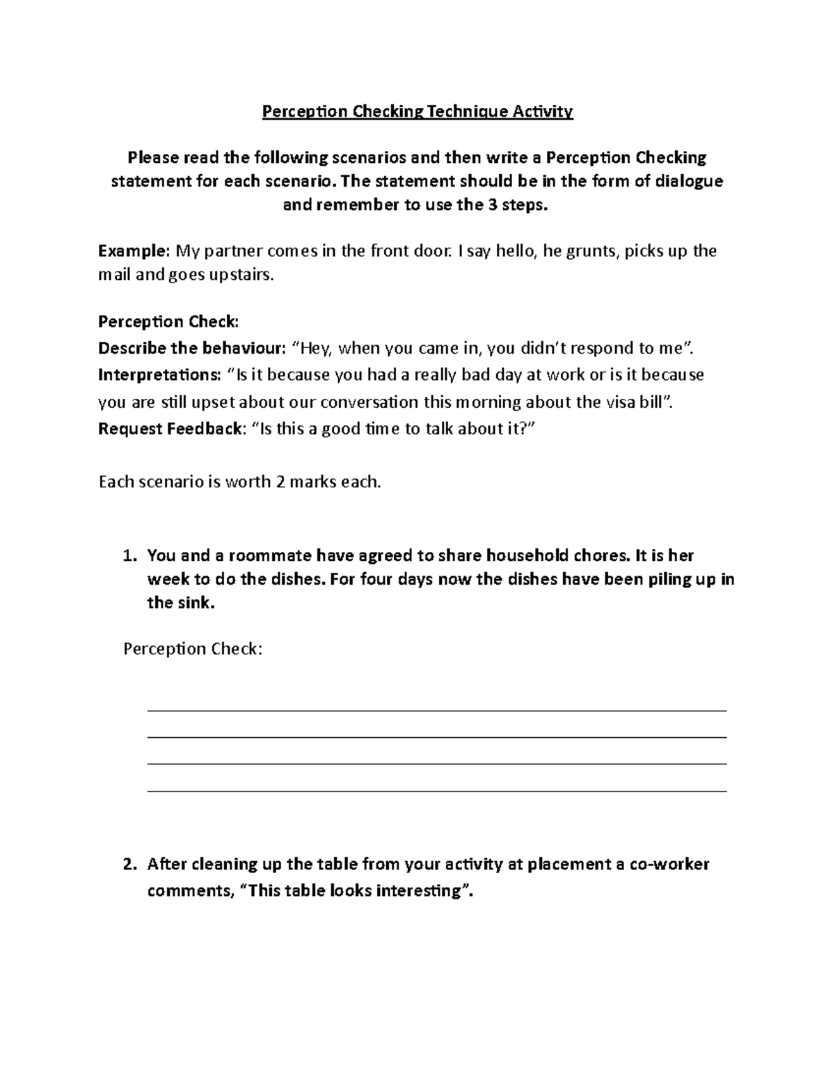 Perception-Checking-Technique-Activity - Perception Checking Technique ...