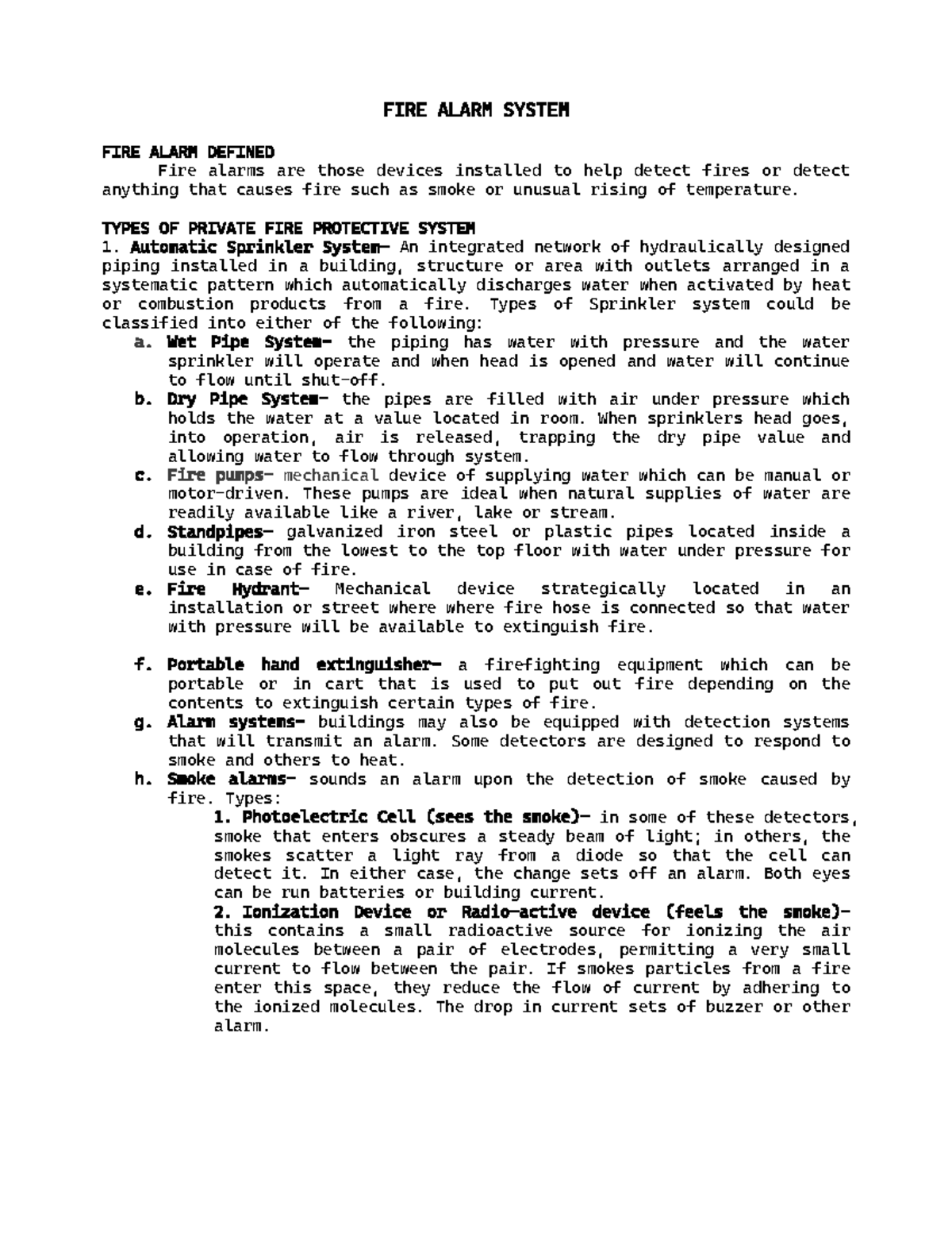 Module.-Fire-alarm-system - FIRE ALARM SYSTEM FIRE ALARM DEFINED Fire ...