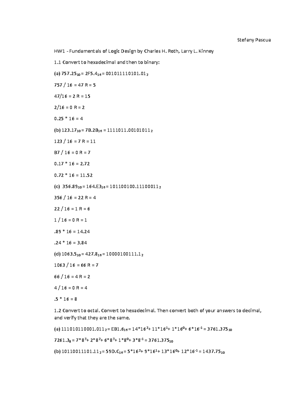 HW1 - EE-2513-0A1-Spring-2021- Logic Design Paul Morton - Stefany ...