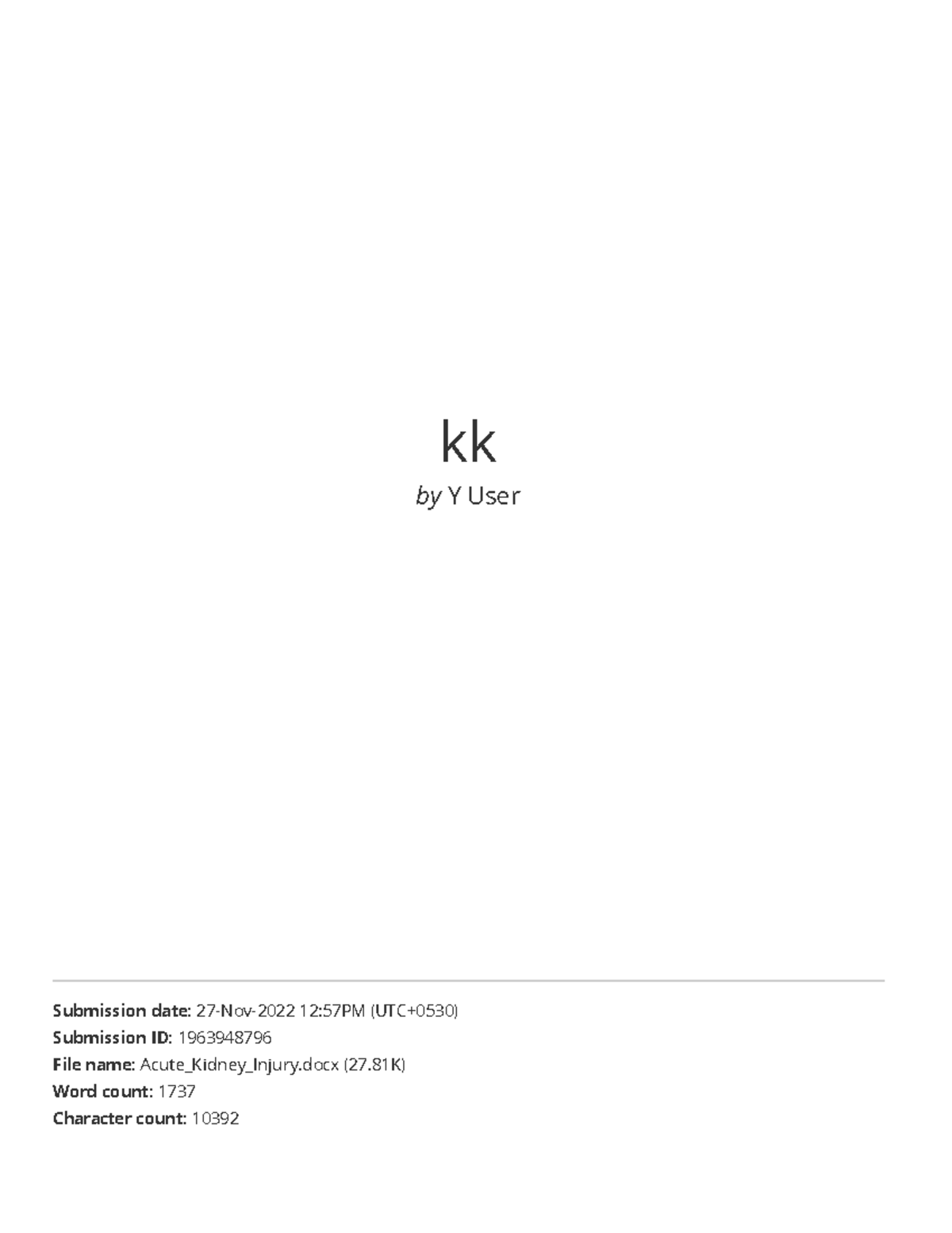 Kk - revision materials - kk by Y User Submission date: 27-Nov-2022 12:57PM (UTC+0530 ...