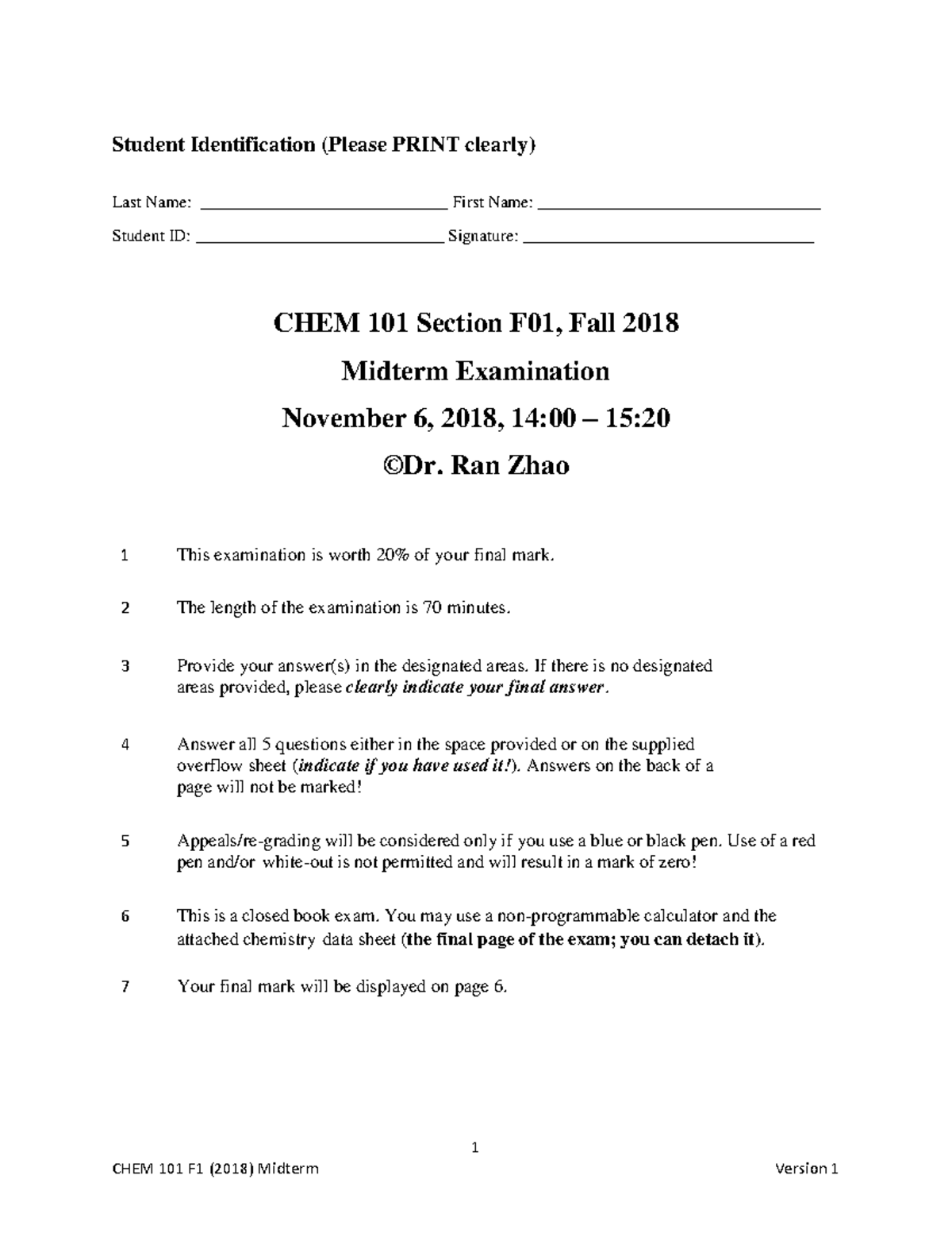 Midterm October 2018 Questions Warning Tt Undefined Function 32 Warning Tt Undefined