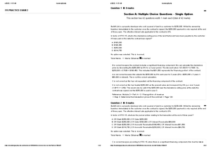 FR CPA PRACTICE EXAM 2022 - FR PRACTICE EXAM 2 Question 1 0 marks ...