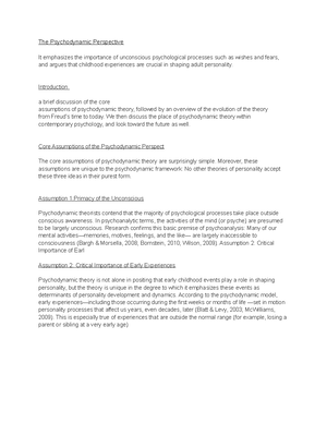 Psy 100 part 3 - Psy 100 part 3 notes - Some researcher say that ...