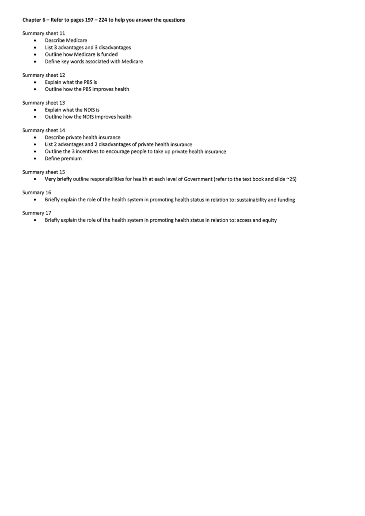 Hhd unit 3+4 chapter 6 summary sheet - Chapter 6 Refer to pages 197 224 ...