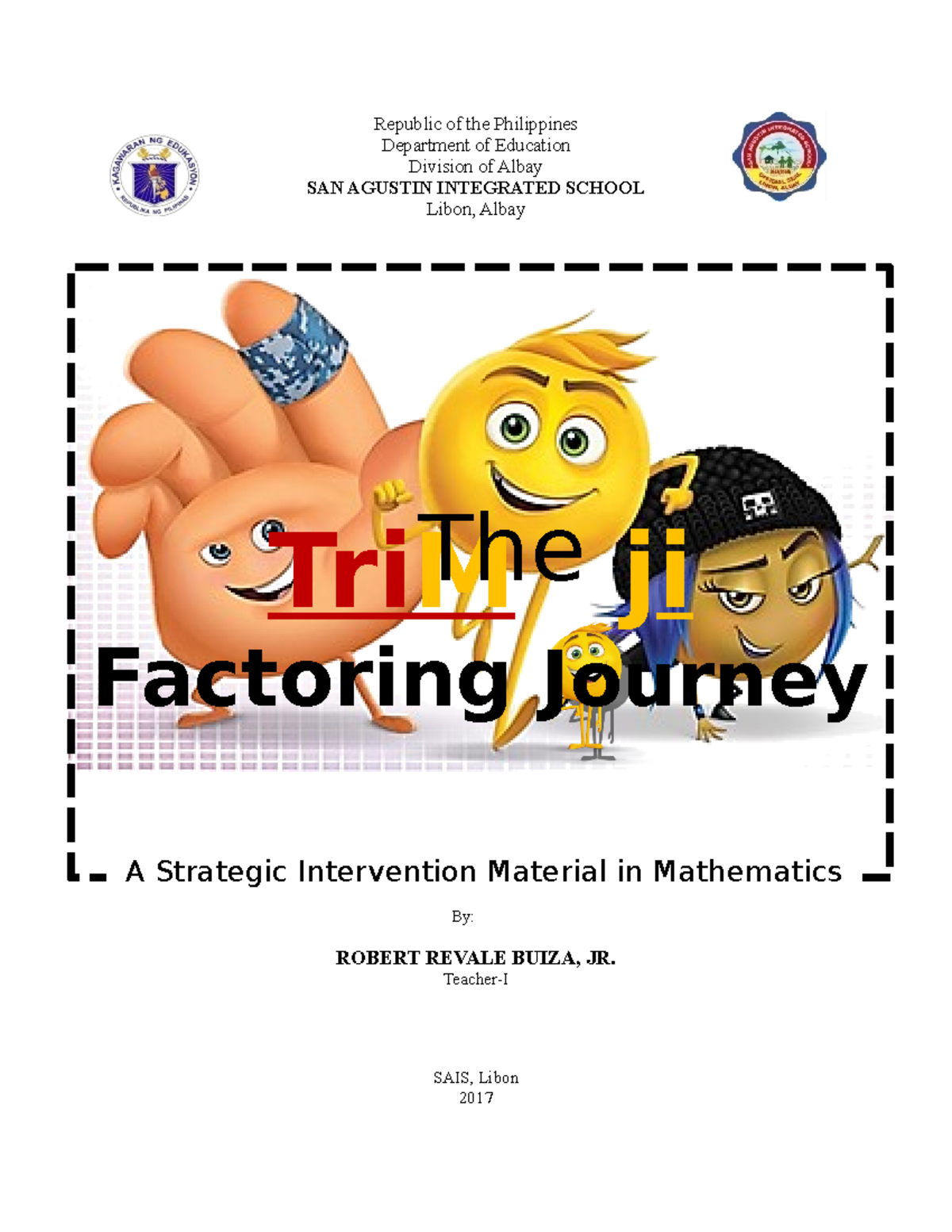 Cluster Write UP-The Tri Moji Factoring Journey - Republic of the ...