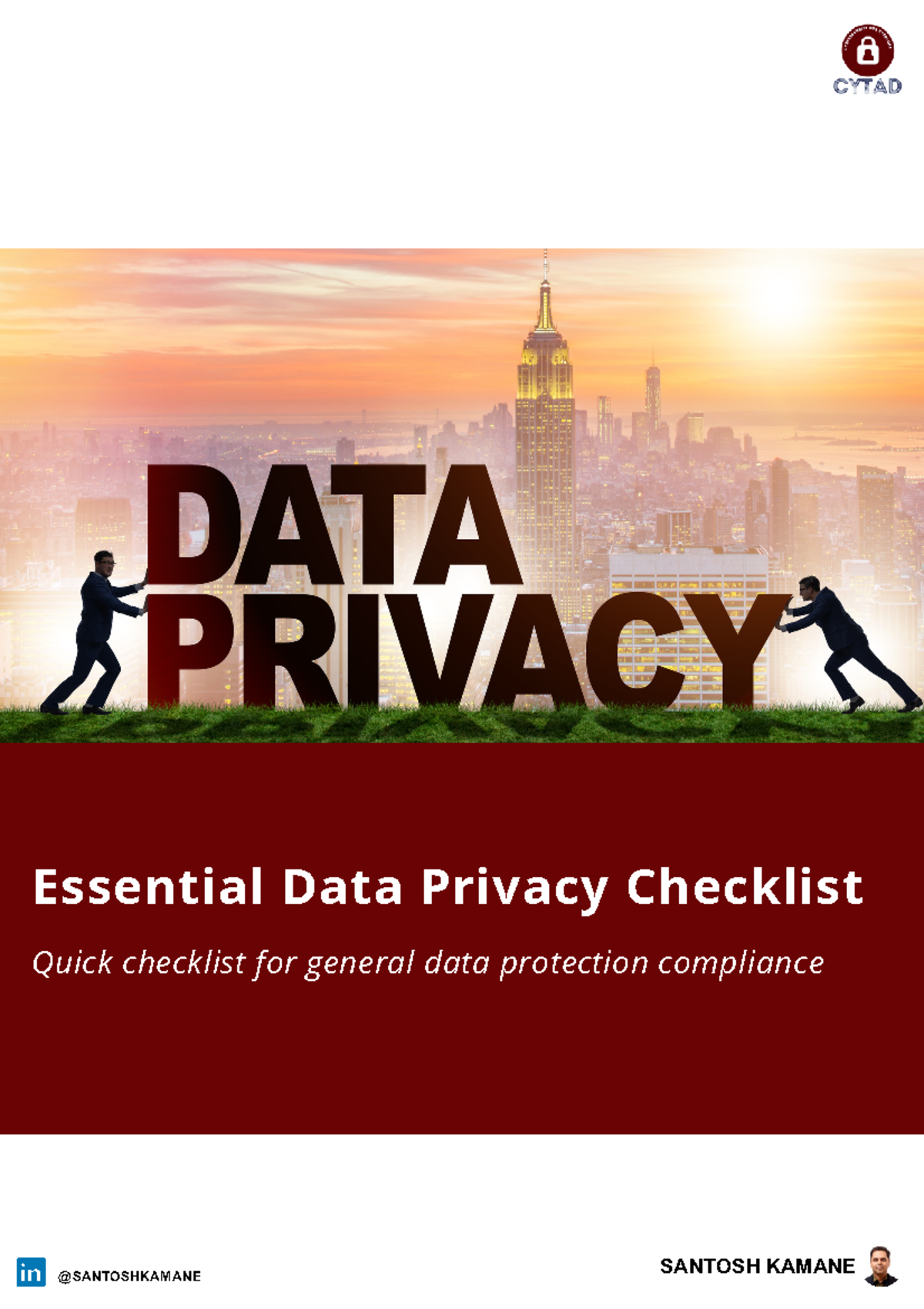 Data Privacy Checklist - @SANTOSHKAMANE Essential Data Privacy ...