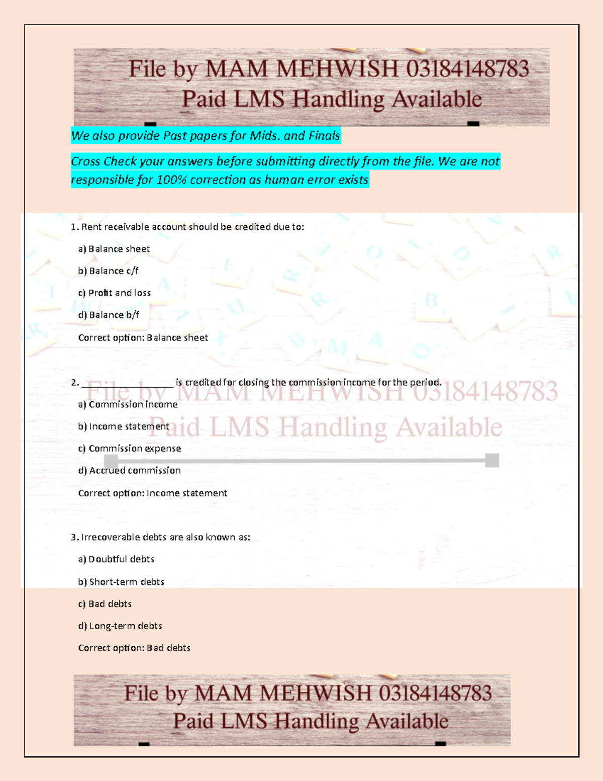 MGT101 Quiz#1 10July23 Finals by MISS Mehwish - We also provide Past ...