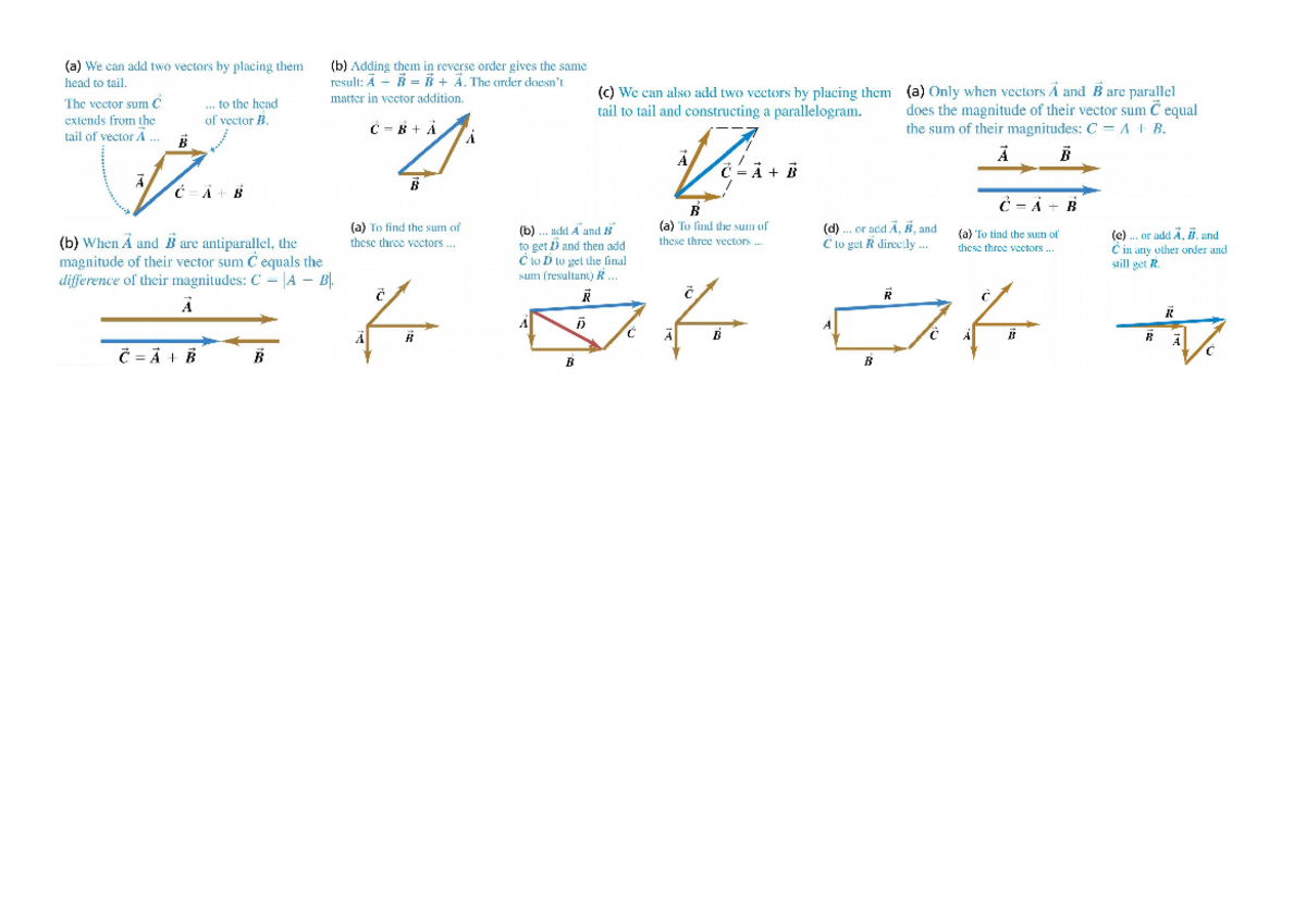 Vectors- Notes V - bcbnxsbebc - Senior High School - Studocu