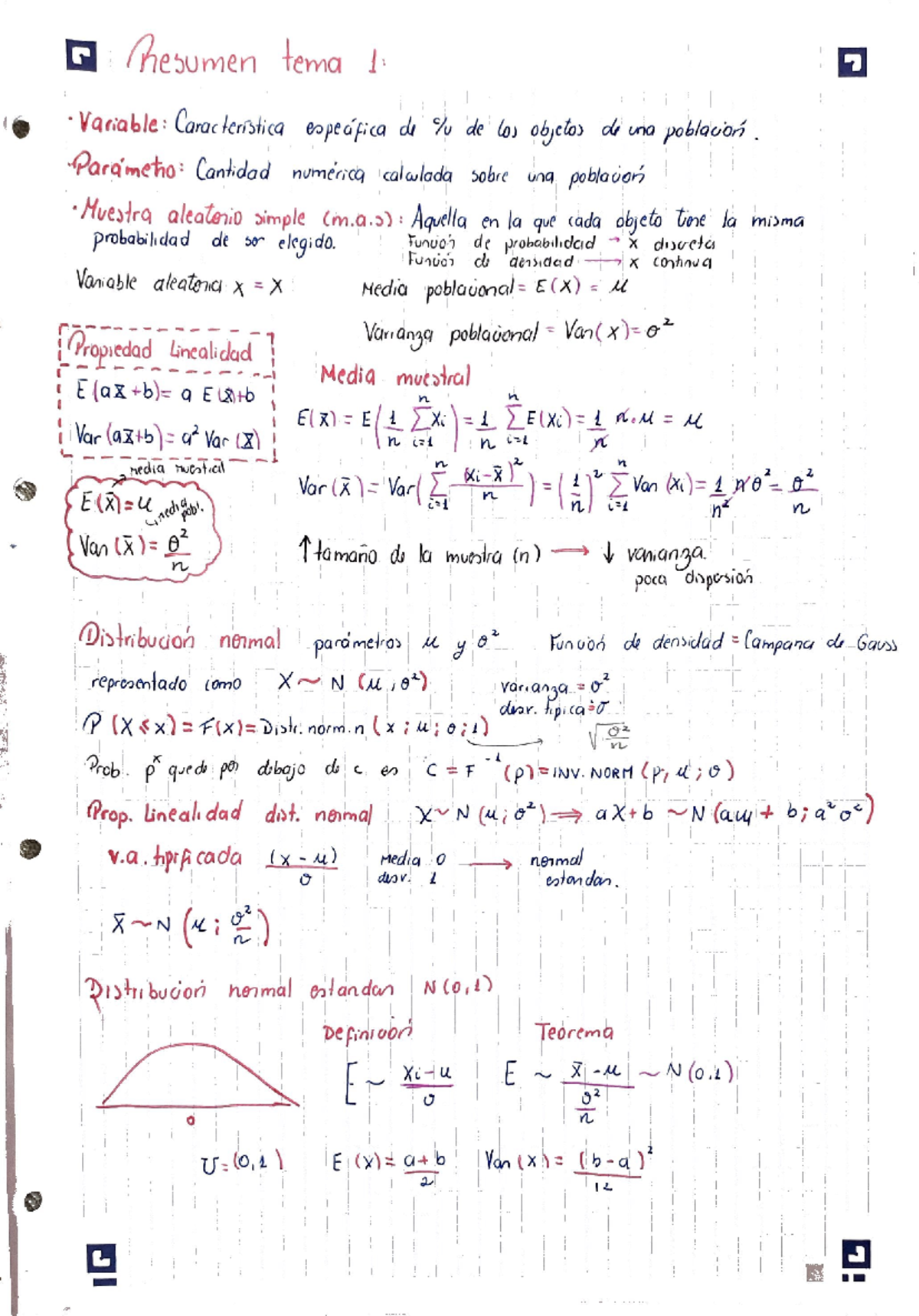 Tema 1- estadistica y econometria - Estadística E Introducción A La Econometría - Studocu
